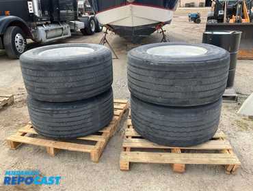 Repocast.com® | (4) Assorted Used 445/50R22.5 Super...