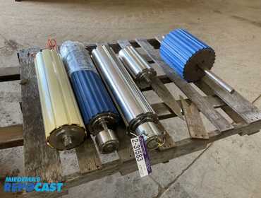 Repocast.com® | Lot of (4) Drum Motors for Conveyors,...