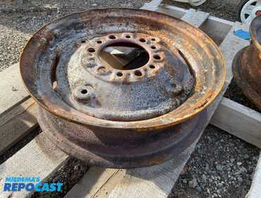 Repocast.com® | (2) tractor front wheels. A matched...