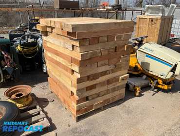 Repocast.com® | Skid lot of hardwood blocking pieces,...