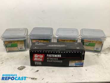Repocast.com® | Lot of (4) Containers of Grip-Rite...