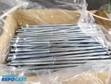 Repocast.com® | Lot of (200) tie bolts, steel, 5/16...