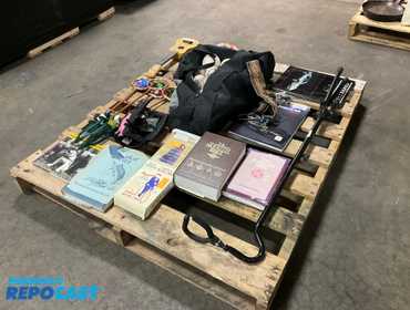 Repocast.com® | Skid lot of misc items including books...