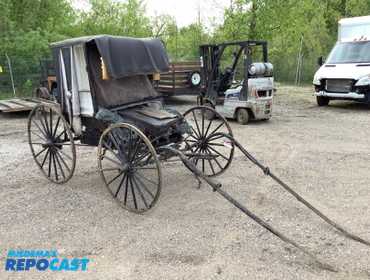 Repocast.com® | Lot of (1) Horse drawn carriage, with...