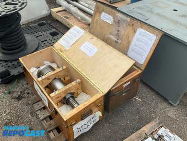 Repocast.com® | Lot of (2) large industrial spindles