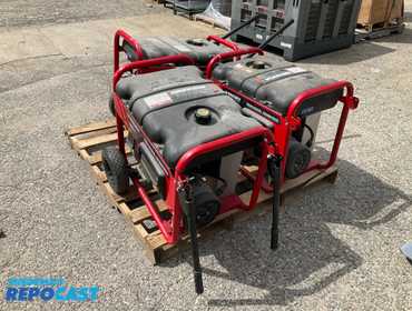 Repocast.com® | (3) Husky Portable Generators 5000...