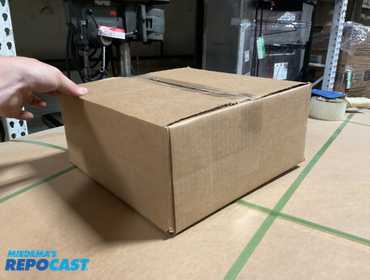 Repocast.com® | 8 skids of shipping cardboard boxes....