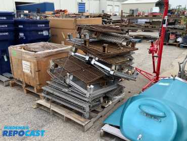 Repocast.com® | Folding metal parts baskets, stackable...