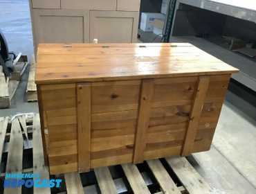Repocast.com® | Wooden box/ chest, 41.5”W x 22”D x 22.5”H