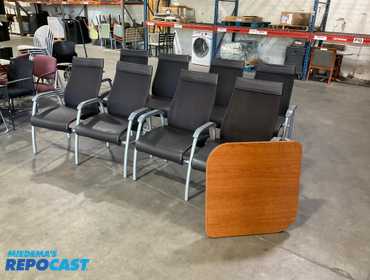 Repocast.com® | 4 Sets of Linked Padded Chairs- Each...