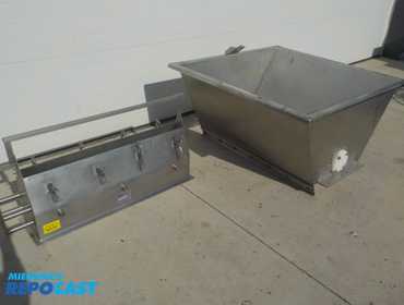 Repocast.com® | (2) Stainless steel feeder hoppers, (1...