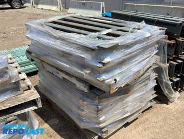 Repocast.com® | (2) Skids of Pallet Racking, 51”L x 10”W