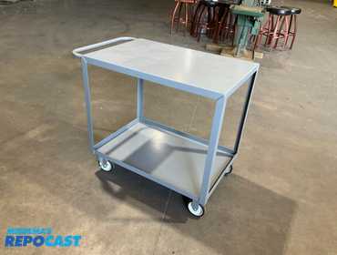 Repocast.com® | 1- ULINE Rolling Metal Utility Cart