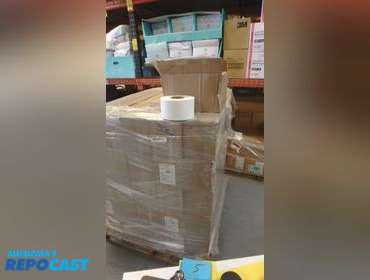 Repocast.com® | 1 pallet, 75 cases New White Sticker...