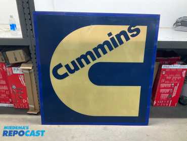 Repocast.com® | (1) Cummins” Diesel Sign, 49” x 49”