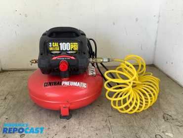 Repocast.com® | Central pneumatic 3 gallon air compressor