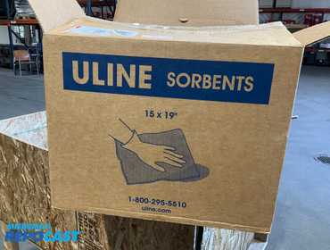 Repocast.com® | 1- Box of ULINE Oil Soak-Up Pads