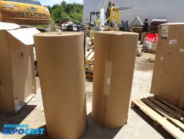 Repocast.com® | Lot of (2) New Kraft corrugated wrap....