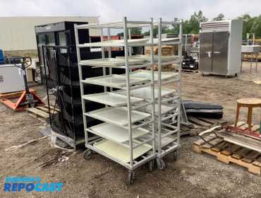 Repocast.com® | Stainless steel hot racks with shelves...