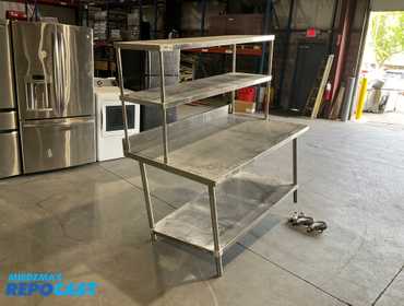 Repocast.com® | 1- Stainless Steel Work Station- 60...