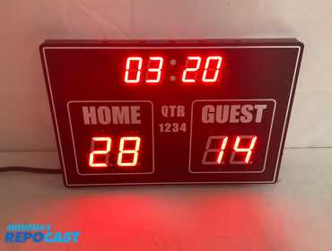 Repocast.com® | Scoreboard Themed Wall Clock.