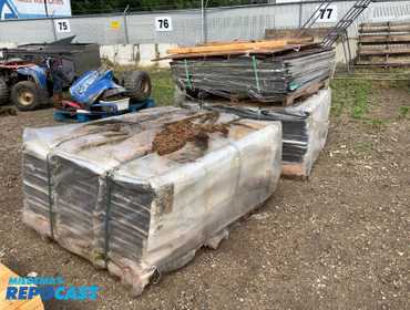 Repocast.com® | Lot of (3) skids of metal roofing...