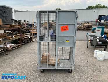 Repocast.com® | Lockable rolling security cage, vestil...