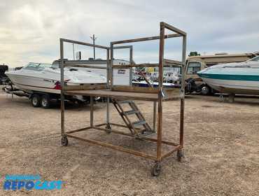 Repocast.com® | Metal work platform on casters, 47”...