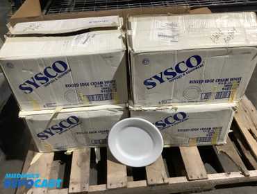 Repocast.com® | Lot of (70) Sysco 9 3/4” rolled edge...
