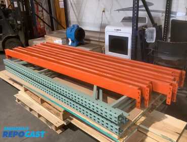 Repocast.com® | Skid of warehouse pallet racking...