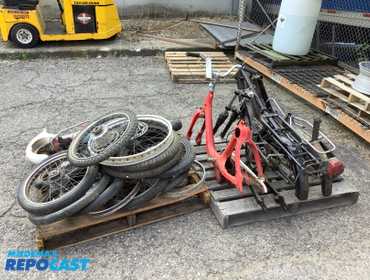 Repocast.com® | Lot of (2) Skids of assorted moped...