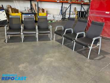 Repocast.com® | Set of 2 Connected Chair Units each is...