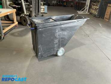 Repocast.com® | 1- Rolling Poly Dump Hopper- 54”x20...