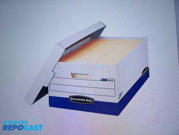 Repocast.com® | Lot of (12) new banker box file boxes,...