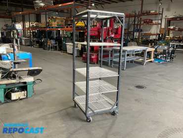Repocast.com® | 1- Rolling Metal Storage Rack with 5...