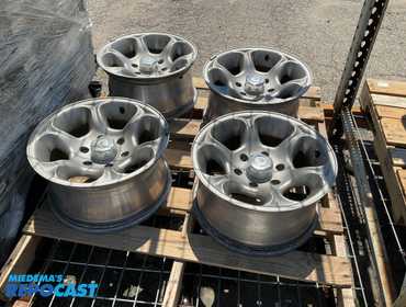 Repocast.com® | Skid Lot of (4) American Racing 6-Bolt...