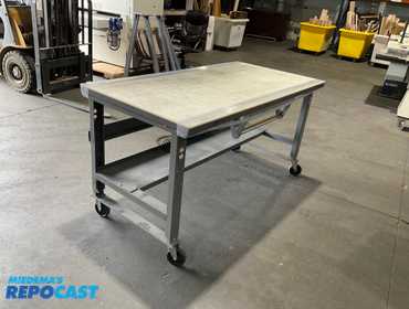 Repocast.com® | 1- Rolling Metal Work Table with a...