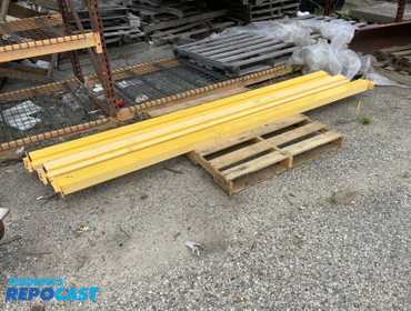 Repocast.com® | Lot of (3) 110.5” Long Yellow Pallet...