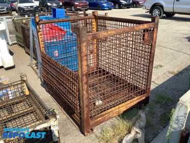 Repocast.com® | Forkable metal crate 53”x53.5”x44”
