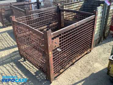 Repocast.com® | Forkable Metal crate 40”x43.75”x53.75”