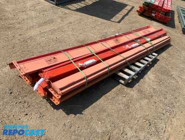 Repocast.com® | Lot of 12’ Pallet Racking Cross Beams,...