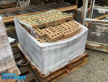 Repocast.com® | Pallet of brown engineering bricks...