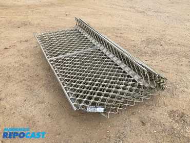 Repocast.com® | (11) aluminum brick racks approx 72”W...