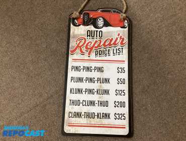 Repocast.com® | New wood Auto Repair Sign. Measures 9”...