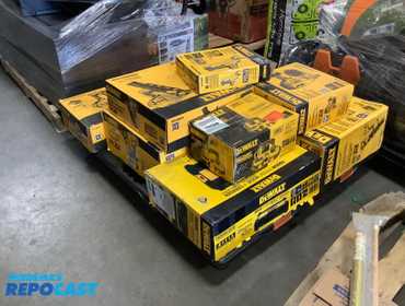 Repocast.com® | Skid lot of various DeWalt hand tools...