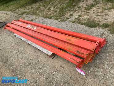 Repocast.com® | (6) 12’ Pallet Racking Cross Beams,...