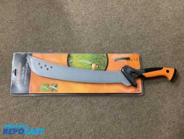 Repocast.com® | New Fiskars Machete. Clear brush, cut...