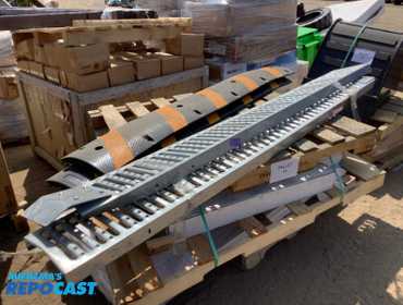 Repocast.com® | Lot of (2) haul master 84”x10” steel...
