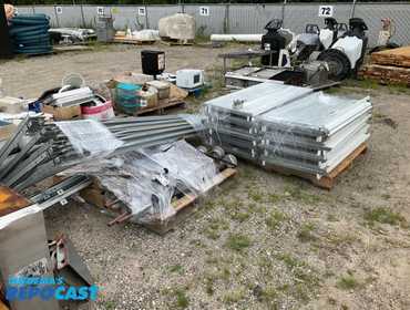 Repocast.com® | (2) skids of garage door parts and a...