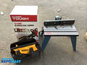 Repocast.com® | Lot of (1) Ryobi RT102 Router Table,